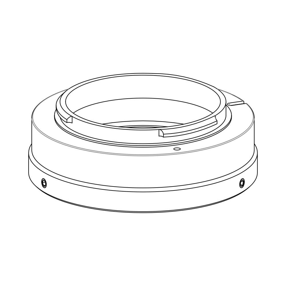 4/3 mount adapter | GLOOR Instruments