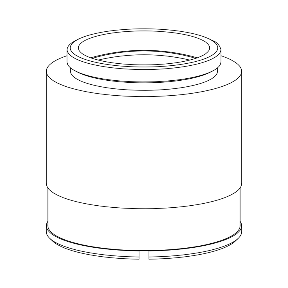 4X \ 50FL Lower Lens | GLOOR Instruments