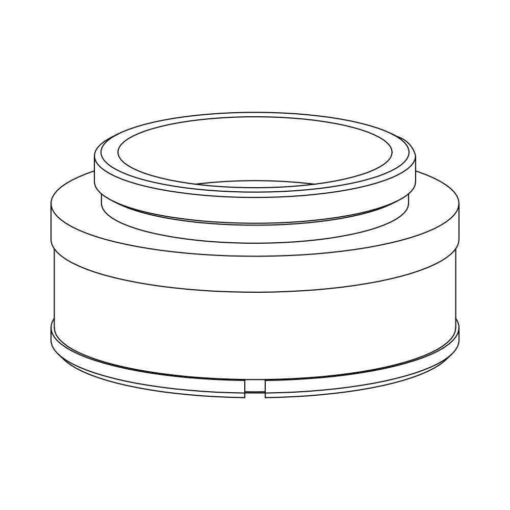1.25X \ 160FL Lower Lens | GLOOR Instruments