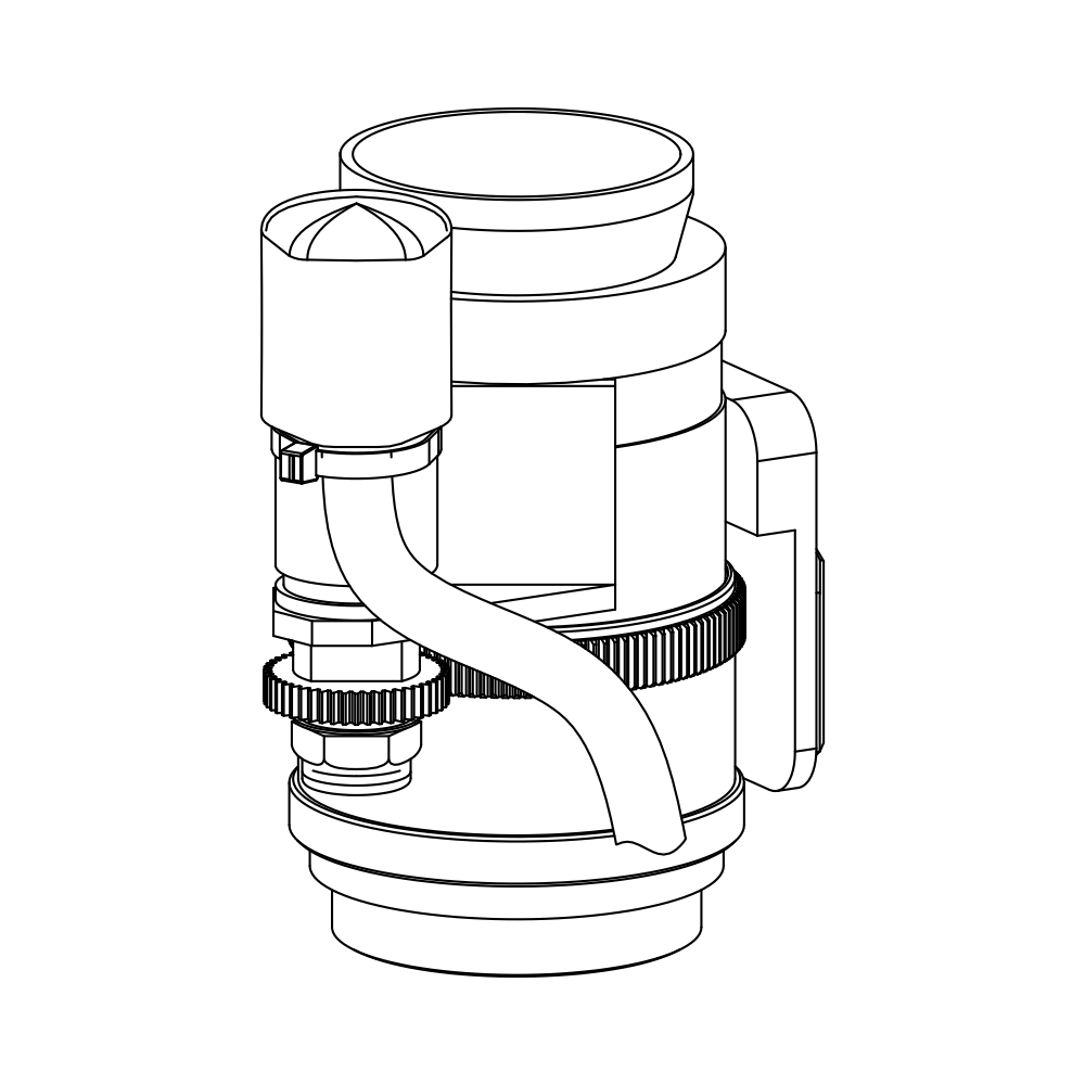 15 mm focus stepper motor | GLOOR Instruments