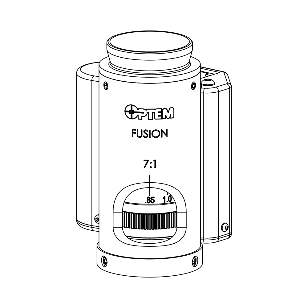Optem Fusion 7:1 Zoom stepper motorized | GLOOR Instruments
